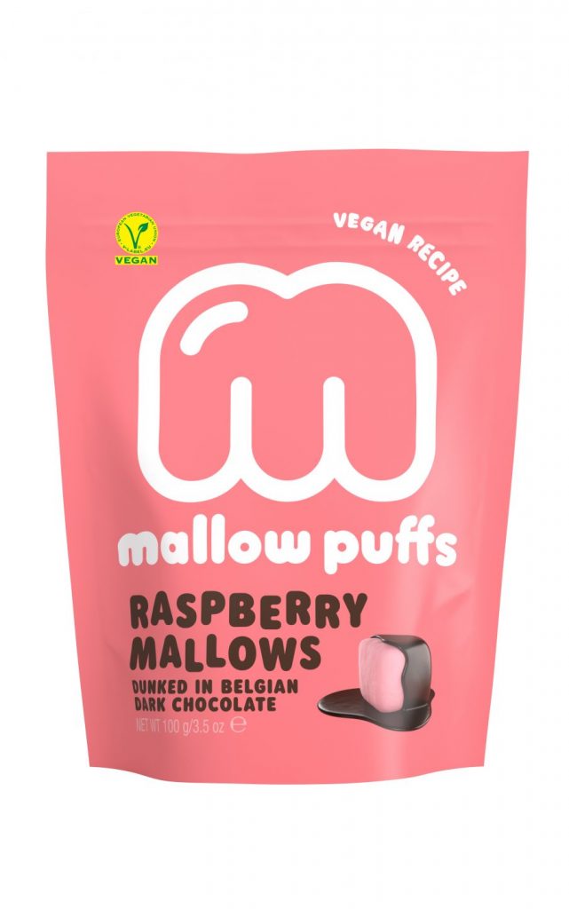 MALLOWPUFFS FRAMBUESA CHOCO 6x100 g | Gâto Sun-Rose Invest