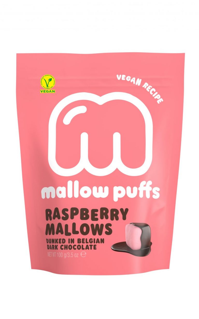MALLOWPUFFS FRAMBUESA CHOCO 6x100 g | Gâto Sun-Rose Invest