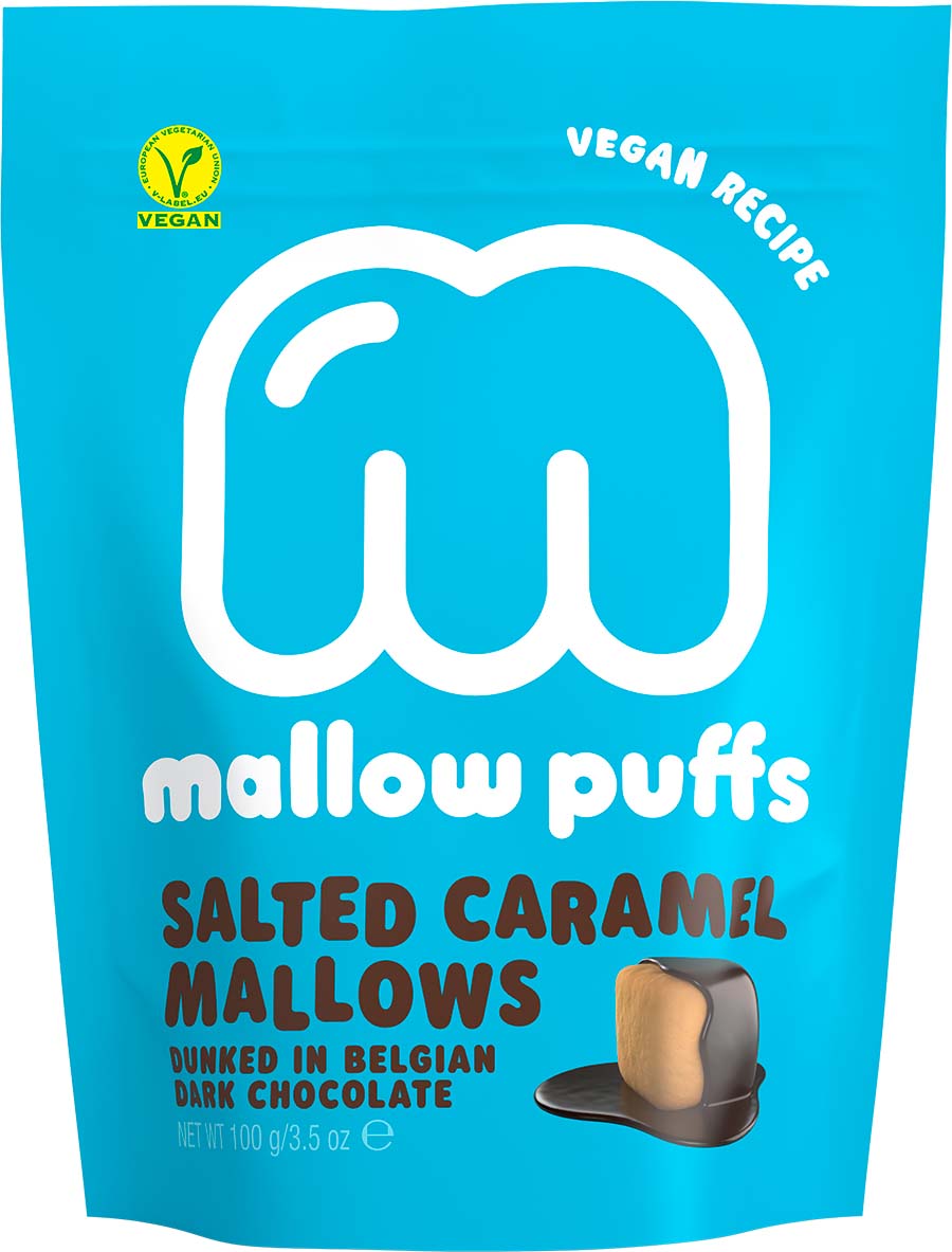 MALLOWPUFFS SALTED CARAMEL 6X100g | Gâto Sun-Rose Invest