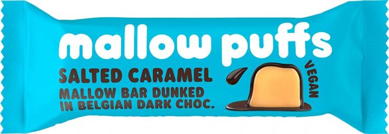 MALLOWPUFFS SALTED CARAMEL BAR 15X30g | Gâto Sun-Rose Invest