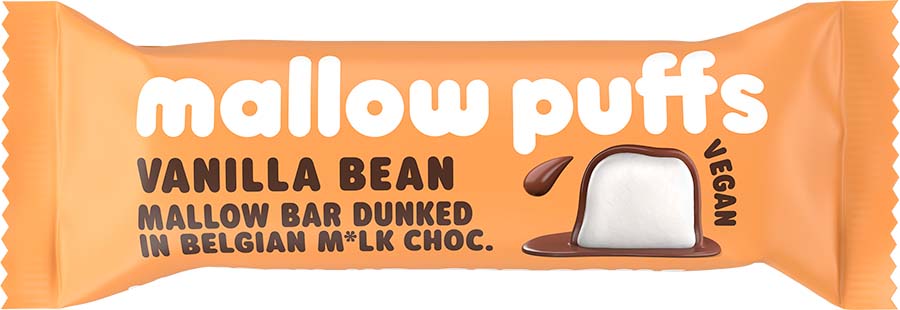 MALLOWPUFFS VAINILLA CHOCO BAR 15x30 g | Gâto Sun-Rose Invest